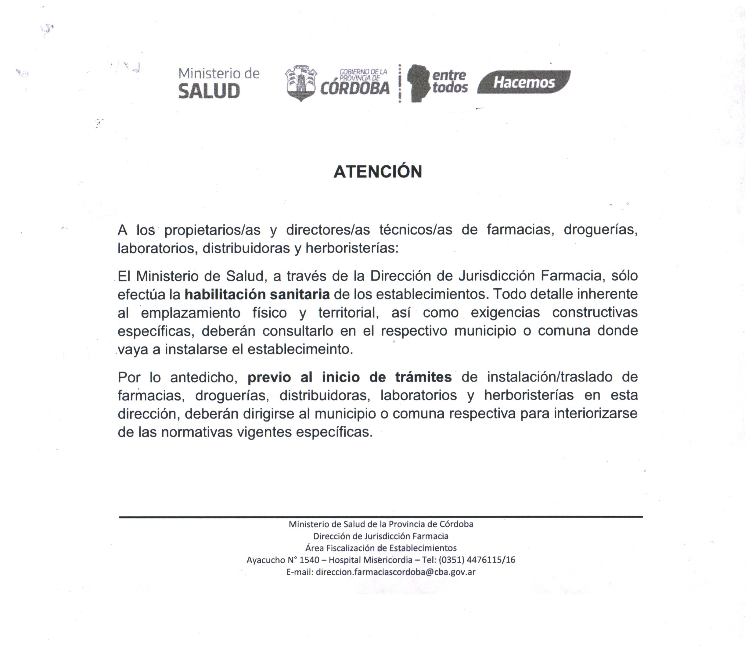 Colegio de Farmacéuticos de la Provincia de Córdoba